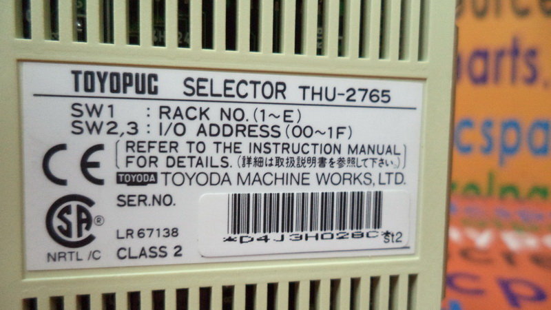 TOYOPUC THU-2765 - 裕益科技自動化設備可程式編碼器PLC分散式控制系統DCS